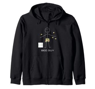 Whyitsme Design Lustige M&auml;nner Imker, Bienen, Junge Imker Geschenke Kapuzenjacke