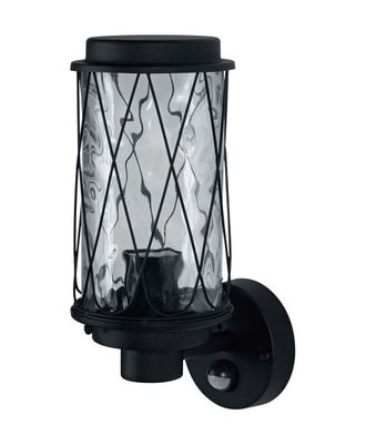 Osram LED Wand- und Deckenleuchte, Leuchte für Außenanwendungen, Sockel E27, Integrierter Tageslicht- und Bewegungssensor, Endura Classic Cage Up Sens