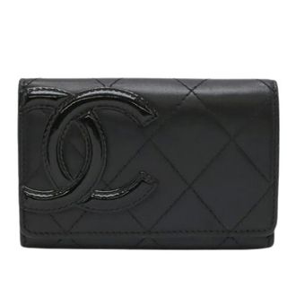 Chanel Pre-owned Porte-cartes - Femme - Pre-owned - Noir - Taille: ONE Size