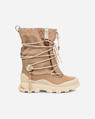 UGG MetroPeak Boot f&uuml;r Damen in Beige, Gr&ouml;&szlig;e Leder/Textil/Recycelte Materialien