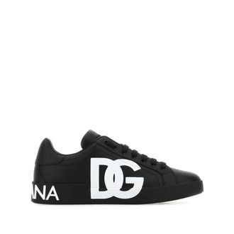 Dolce & Gabbana Portofino Sneakers - - Shoes - Herren - Schwarzk - 45 EU