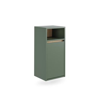 Vicco Badschrank Grün/Artisan Viola 38x80x33 cm - Wäscheschrank für die Schmutzwäsche, Freie Bodenfläche & schwebende Optik