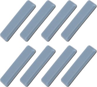 SOLUSTRE 8 St&uuml;ck rutschfeste Stuhlbein&uuml;berz&uuml;ge aus Kunststoff Selbstklebende M&ouml;belfu&szlig;polster 70X19mm Ger&auml;uschd&auml;mpfend und Bodenschonend f&uuml;r St&uuml;hle und Tische I