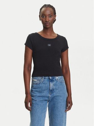 Calvin Klein Jeans T-Shirt LV047C200G Schwarz Slim Fit