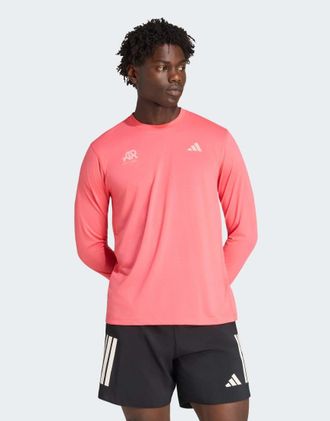 adidas adidas Performance - Adi365 - T-shirt de course &agrave; manches longues - Turbo pur/semi frozen turbo-Orange