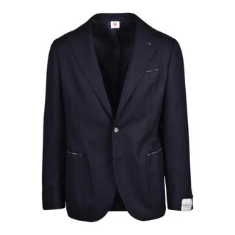 LUIGI BORRELLI NAPOLI Giacca Stondata - Homme - Vestes - Bleu - Taille: XL