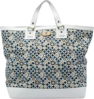 Celine Pre-owned Canvas Tote - - Pre-owned - Damen - Wei&szlig; - ONE SIZE