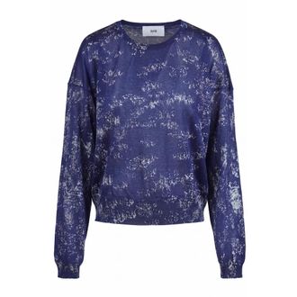 SOLOTRE Abu Strickpullover - - Knitwear - Damen - Blau - 2XS