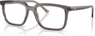 Ray-Ban Alain Optics Grau Transparent Fassung Klar Glas Polarisiert 54-18