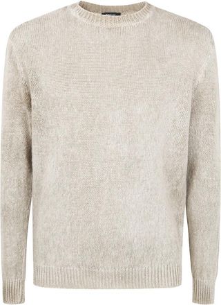 Avant Toi Rundhals-Strickware - - Knitwear - Herren - Braun - XL