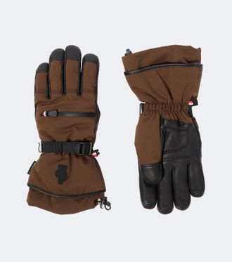 Moncler Skihandschuhe mit Leder