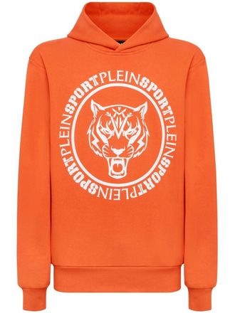 Plein Sport Carbon Tiger Hoodie - Orange