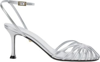 Alev&igrave; Femme, Chaussures, Gris, Taille: 39 EU Escarpins m&eacute;talliques avec bride de cheville ajustable