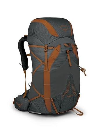 Osprey Exos 58L Sac &agrave; dos ultral&eacute;ger pour homme Anthracite fonc&eacute; L/XL
