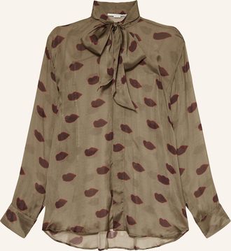 Stella McCartney Schluppenbluse Aus Seide beige