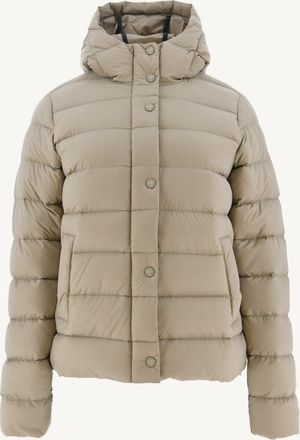 Jott Doudoune droite &agrave; capuche Beige Jane - Taille XXL