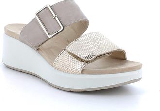 Enval soft imac spa ENVAL SOFT Damen D.Caterina Enval Keilsandale, Platin Beige, 42 EU