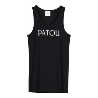 Patou Iconic Tank Top - - Tops - Damen - Schwarzk - L