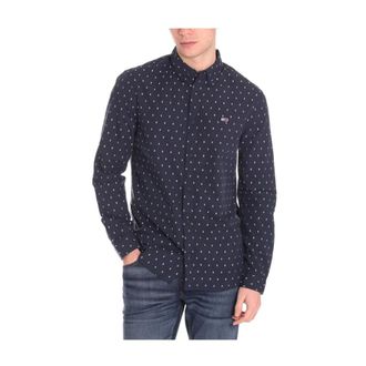 Tommy Hilfiger Lang&auml;rmeliges Freizeit-Hemd - - Shirts - Herren - Blau - S