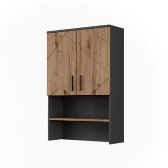 Vicco Aufbau für Waschmaschinenschrank Anthrazit/Artisan Irma 68x104x30 cm - Badezimmerschrank für die Waschmaschine, Praktische Umrahmung für Waschmaschine