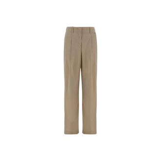 Herno Wide Hosen - - Trousers - Damen - Beige - XS