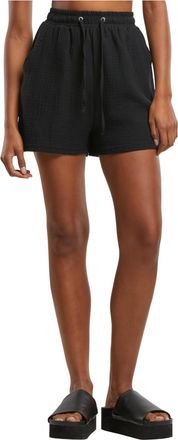 Urban Classics Damen Shorts Ladies Musselin Shorts, Kurze Hose aus Musselin-Stoff für Damen, lockere Passform, Größen XS - 5XL