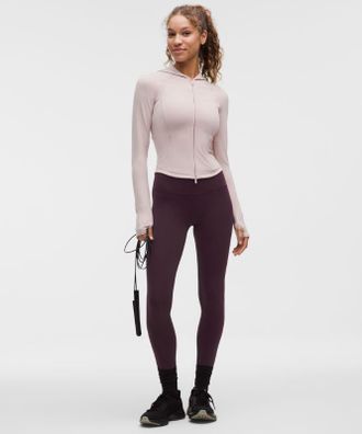 lululemon Legging Wunder Train taille haute pour Femmes - 71 cm - Noir/Violet - Taille 12