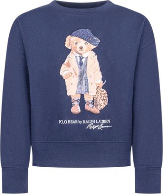 Polo Ralph Lauren Homme, Sweatshirts et sweats &agrave; capuche, Bleu, Taille: S Bear Graphic SweaT-shirt