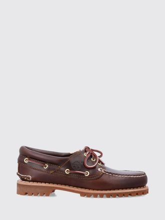 Timberland Chaussures bateau Authentic en cuir lisse avec semelle en caoutchouc