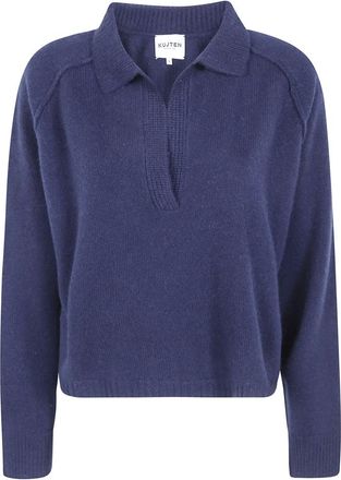 Kujten Kujten, Damen, Strickwaren, Blau, SGr&ouml;&szlig;e
