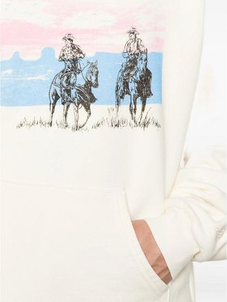 One Of These Days Bone Hooded Sweatshirt - White