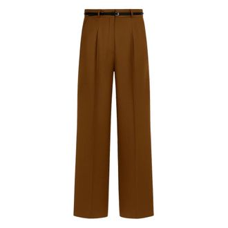 Sportmax Kil12 Weite Hose - - Trousers - Damen - Braun - 2XS
