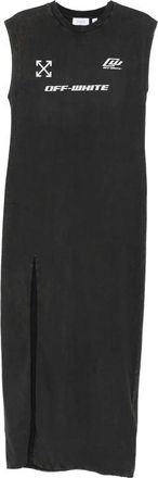 Off-white Femme, Robes, Noir, Taille: 36 FR Maxi Dress