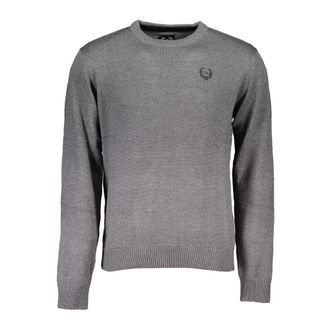 Gian Marco Venturi Gianmarco Venturi Grigio Baumwollpullover f&uuml;r Herren