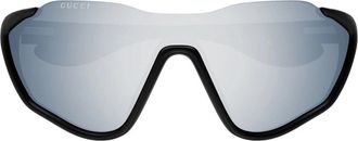 Gucci Shield Sonnenbrille - - Accessories - unisex - Schwarzk - ONE SIZE