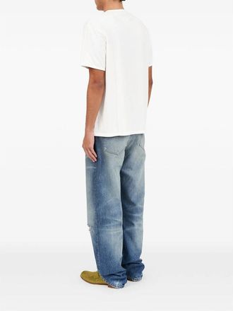 Maison Margiela Logo-Print Cotton T-Shirt - White