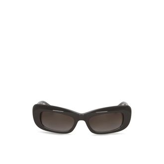 Balenciaga Diva Rechteckige Sonnenbrille - - Accessories - Damen - Braun - ONE SIZE