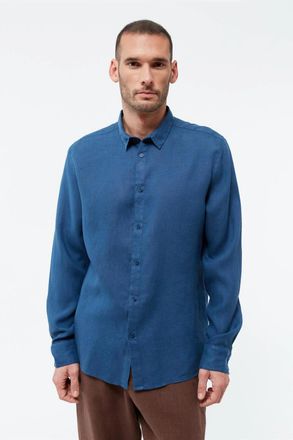 Givn Herren vegan Hemd Kent Blazing Blue