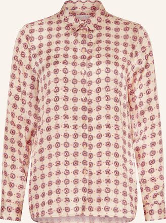 Milano Milano Italy Hemdbluse Aus Satin beige