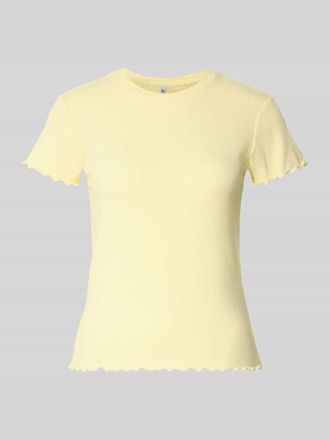 Pieces Slim Fit T-Shirt mit Viskose-Anteil Modell NICCA