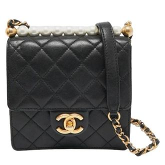 Chanel Pre-owned Quilted Leather Mini Crossbody Bag - - Pre-owned - Damen - Schwarzk - ONE SIZE