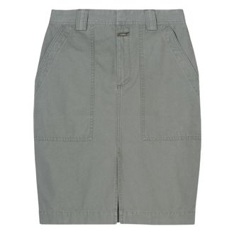 Closed Utility Skirt - - Skirts - Damen - Gr&uuml;n - W26