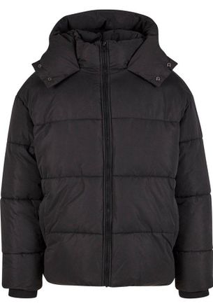 Urban Classics Winterjacke Urban Classics Puffer Jacket With Flap Hood (1-St)