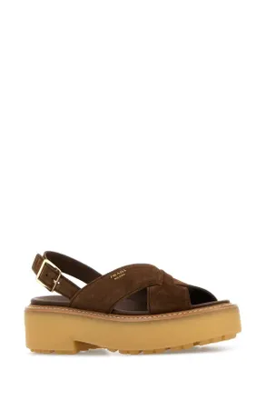 Prada Evolve Sandal - Brown