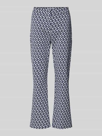Raffaello Rossi Stoffhose mit geometrischem Allover-Print Modell Maika