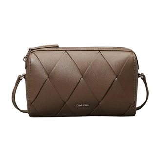 Calvin Klein Femme, Sacs, Vert, Taille: ONE Size Sac &agrave; bandouli&egrave;re tiss&eacute; pour appareil photo