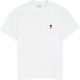 Ami Homme, Tops, Blanc, Taille: S Ami de Coeur T-shirt
