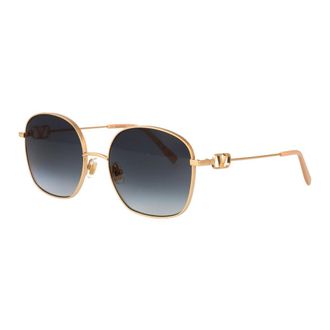 Valentino VLogo Geometrische Sonnenbrille - - Accessories - unisex - Gelb - 57 MM