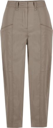 Bomboogie Femme, Pantalons, Beige, Taille: 34 FR Balloon Fit Cargo Pants