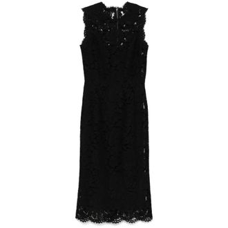 Dolce & Gabbana Damen, Kleider, Schwarzk, LGr&ouml;&szlig;e